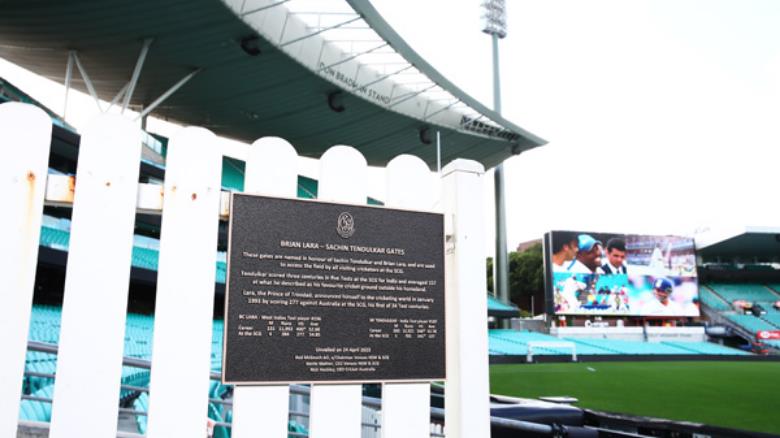 Sydney Cricket Ground unveils gate in the name of Sachin